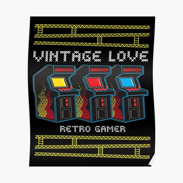 Póster «Diseño de píxeles retro pixel art» de DAGHO | Redbubble