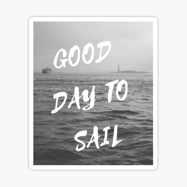 "SAILING" Sticker by down2sign | Redbubble
