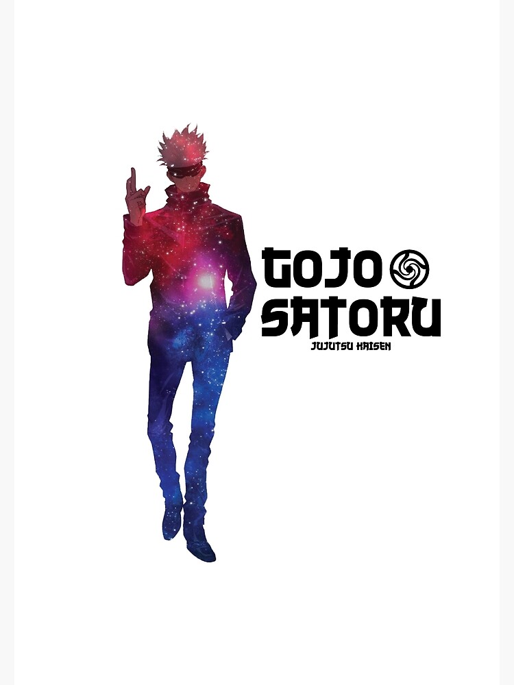 "Gojo Satoru blue and red" Poster by fyzul94 | Redbubble