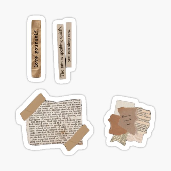 "dark academia stickers pack 4" Sticker for Sale by YurikoYuu | Redbubble