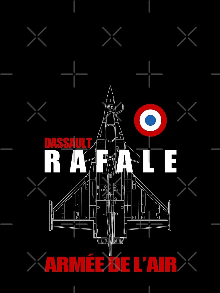 "Dassault Rafale Armée De L'Air" T-shirt for Sale by magazinecombate ...