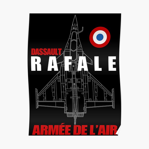 "Dassault Rafale Armée De L'Air" Poster for Sale by magazinecombate ...