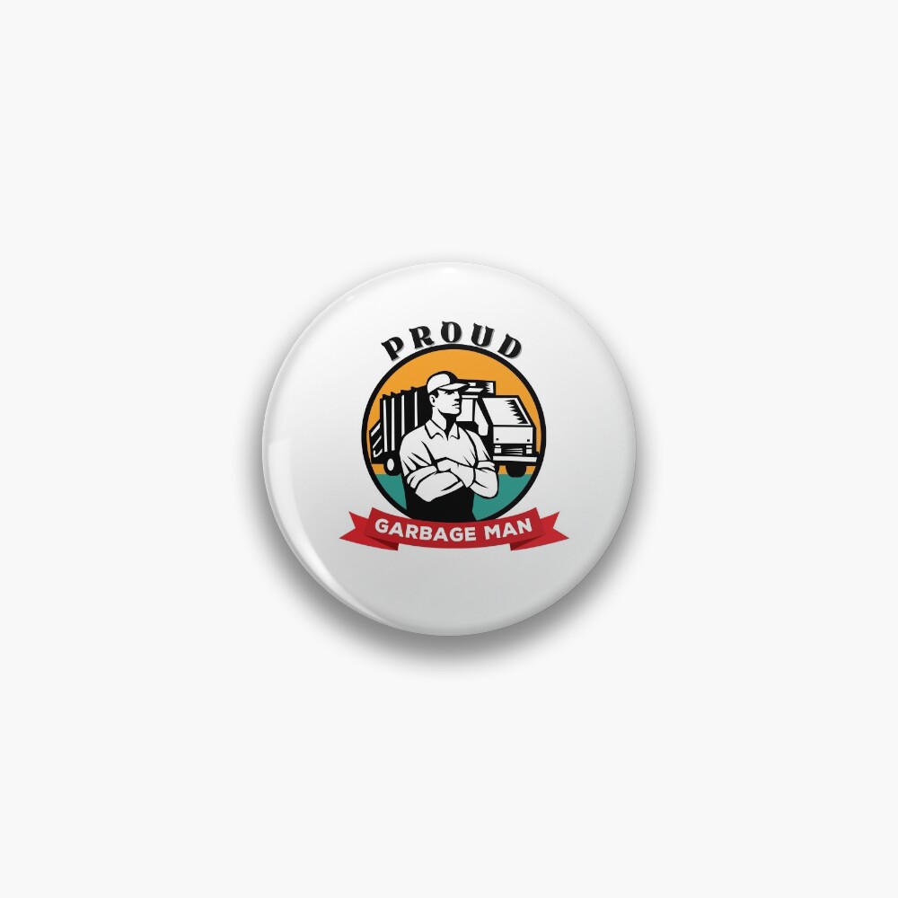"Proud Garbage Man - Garbage man" Sticker for Sale by Rainbow Designs ...