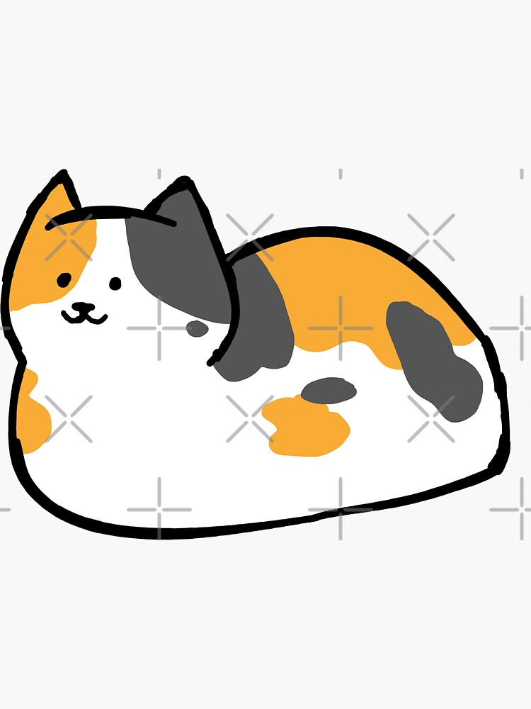 "Calico Cat Loaf" Sticker for Sale by little-ampharos | Redbubble