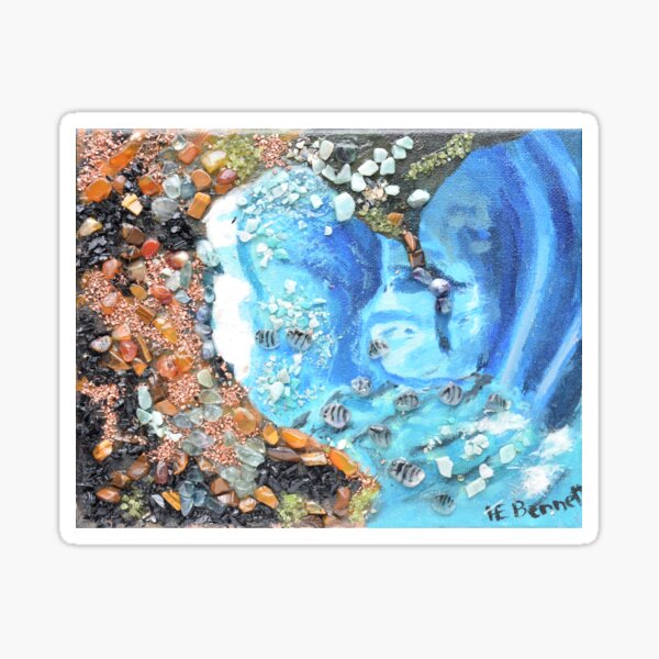 "Under Sea Grotto" Sticker for Sale by muellerhebm1234 | Redbubble
