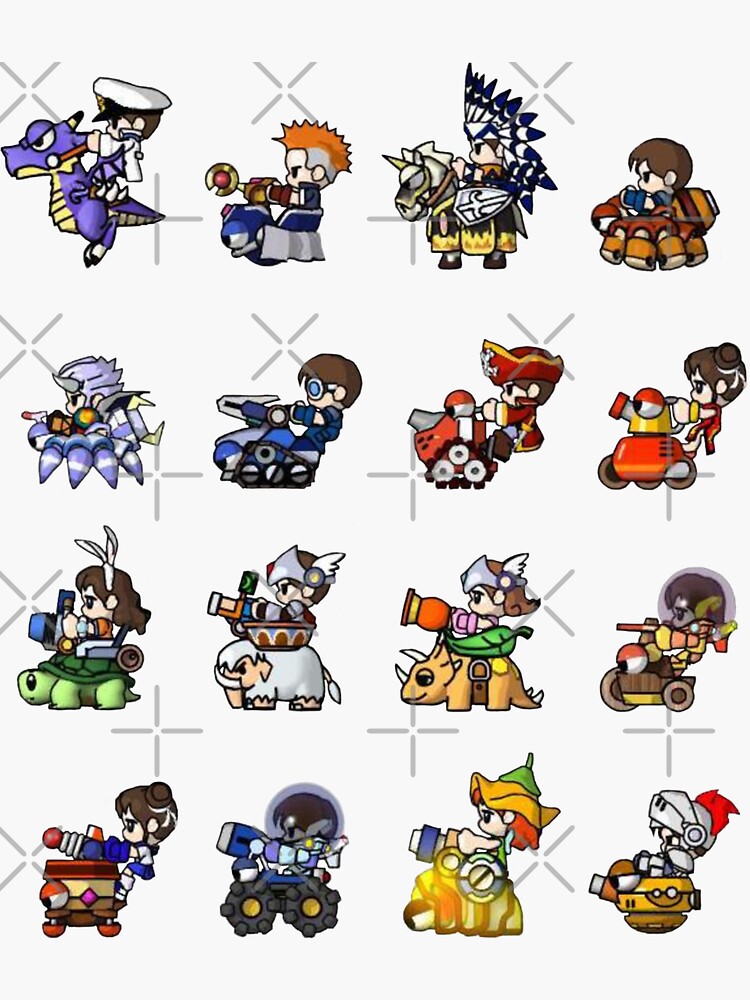 "Gunbound Thor's Hammer: Mobiles" Sticker for Sale by K-Sal | Redbubble