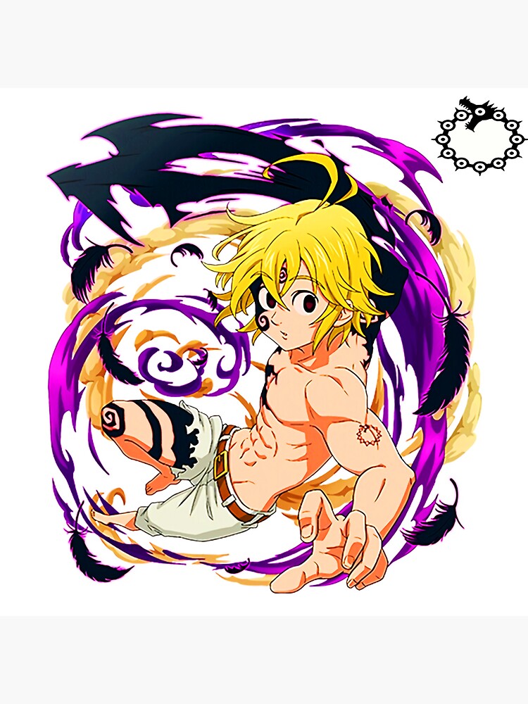 "Nanatsu No Taizai Anime Meliodas" Sticker for Sale by Marisiva | Redbubble
