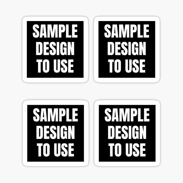 "Sample Design" Sticker by brianshutterbug | Redbubble