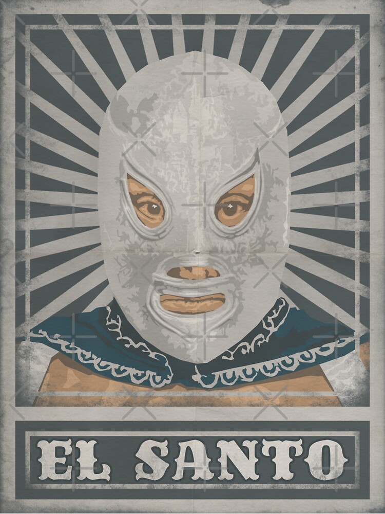 "El Santo Poster" Sticker for Sale by TheManito | Redbubble