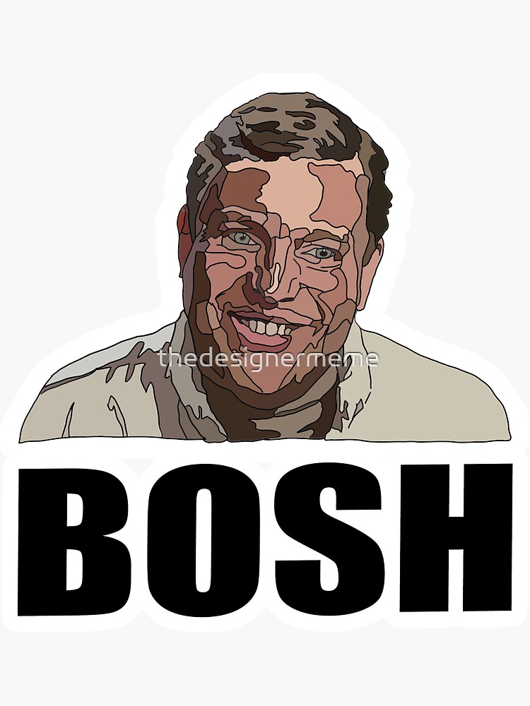 "Tom Skinner Bosh Meme" Sticker for Sale by thedesignermeme | Redbubble