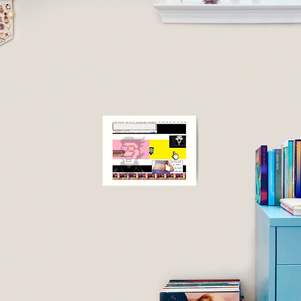 "Spamton Pride(?) Flag" Art Print for Sale by ClassicaPierump | Redbubble