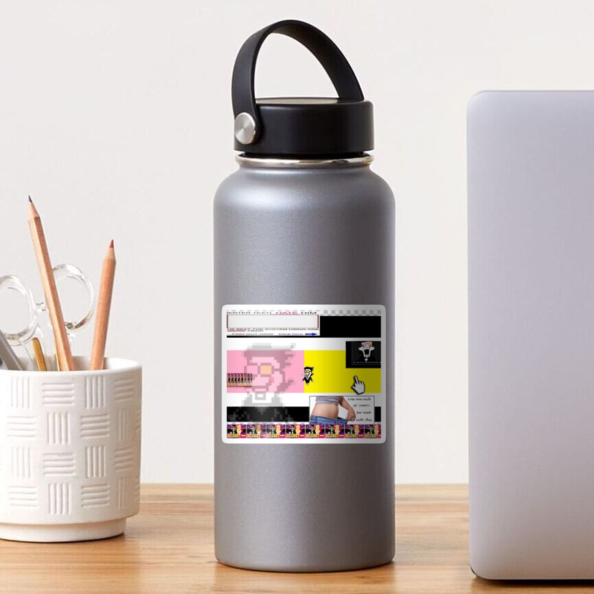 "Spamton Pride(?) Flag" Sticker for Sale by ClassicaPierump | Redbubble