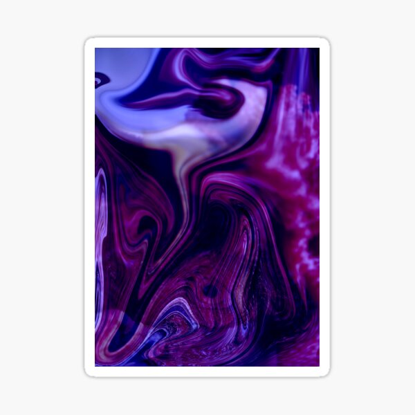 "Abstract Violet Aesthetic Eye" Sticker for Sale by PaintyHat | Redbubble