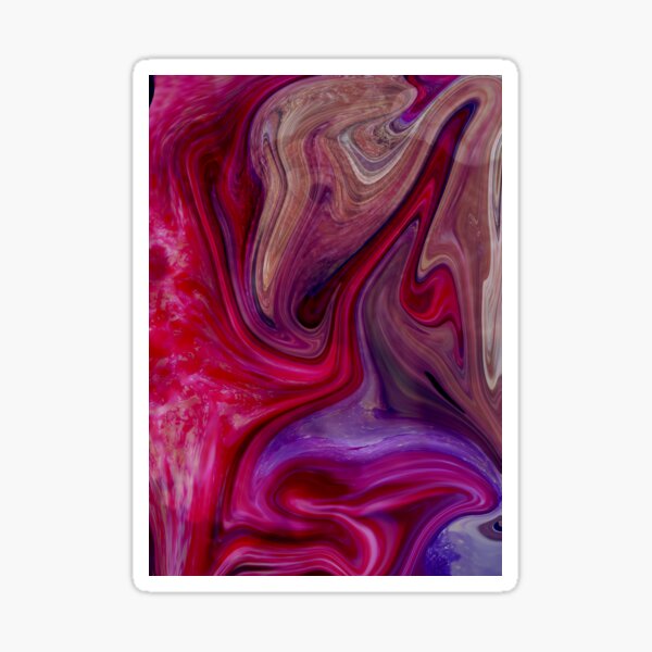 "Pink Violet Aesthetic Abstract Eye" Sticker for Sale by PaintyHat ...