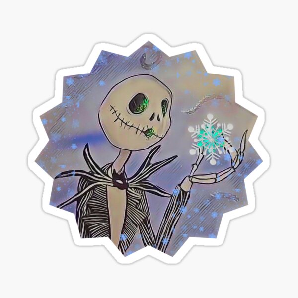"Skelle-flake" Sticker by HollyElizabeth | Redbubble