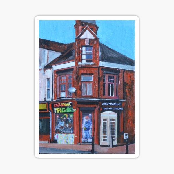 "Spring Bank, Hull" Sticker for Sale by golan22may | Redbubble