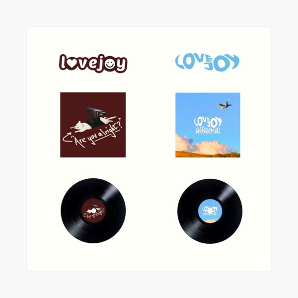 "Lovejoy Pebble Brain New Album and are you alright Sticker Pack" Art ...