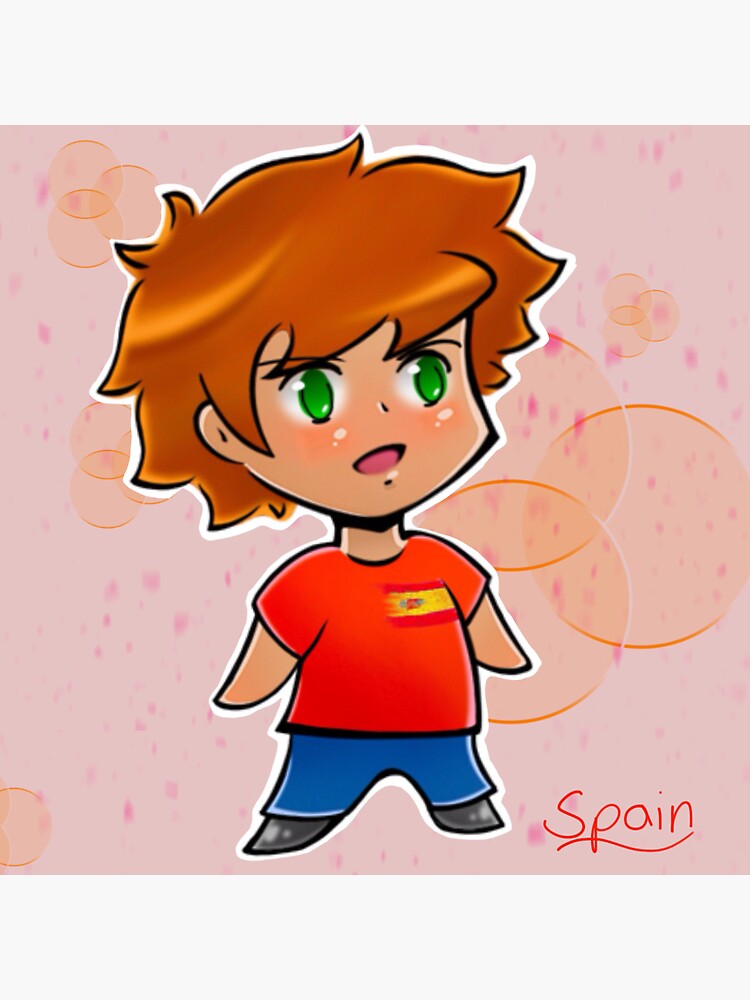 "Chibi Spain - Hetalia" Sticker by HetaStuck-Dude | Redbubble