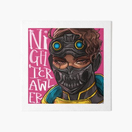 "nightcrawler mirage" Art Board Print by rhonnnnie | Redbubble