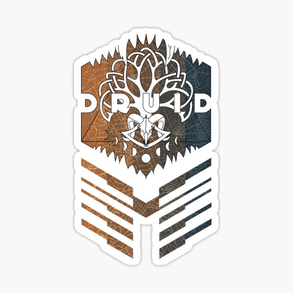 "DnD Druid Class" Sticker for Sale by PrintProteege | Redbubble