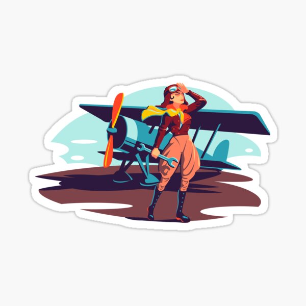 "Woman Pilot Aerospace Engineering Aviation Airplane Jet Fighter Planes ...