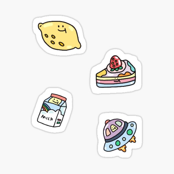 "Cute cartoon drawing " Sticker for Sale by loveely | Redbubble