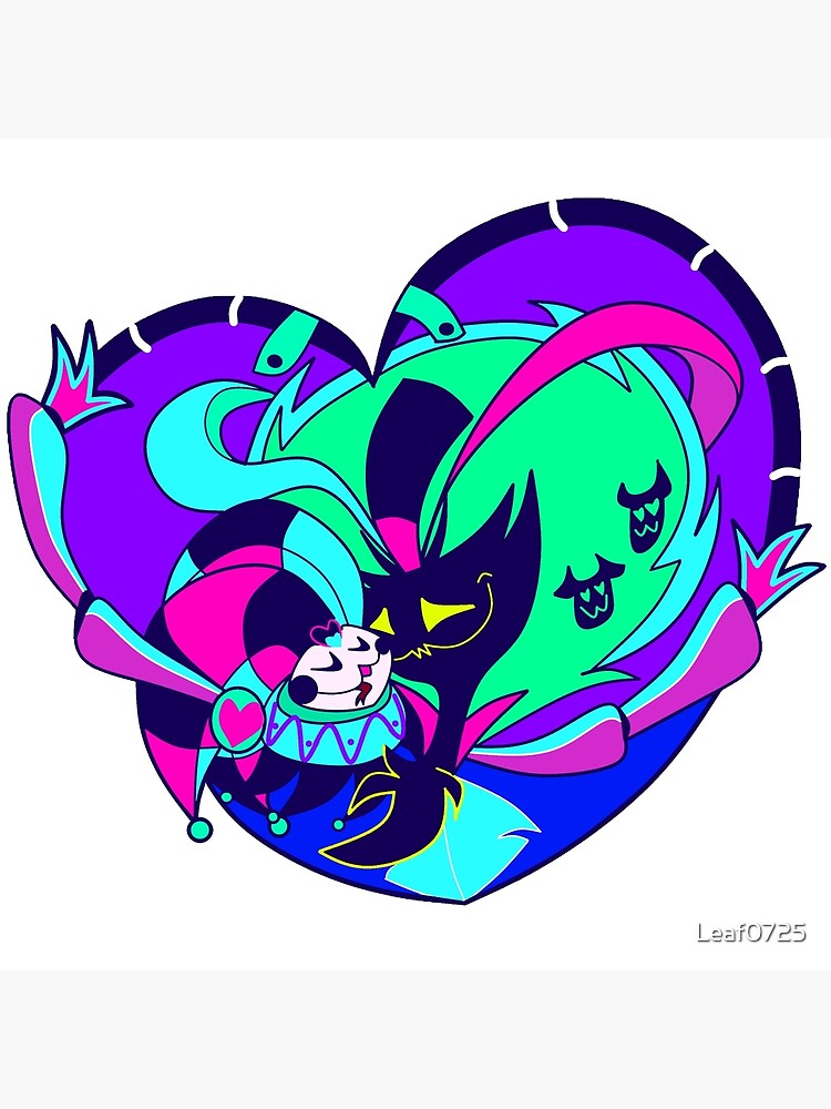 "Fizzarolli and Asmodeus - Color Alteration Dark Blue- Helluva Boss ...