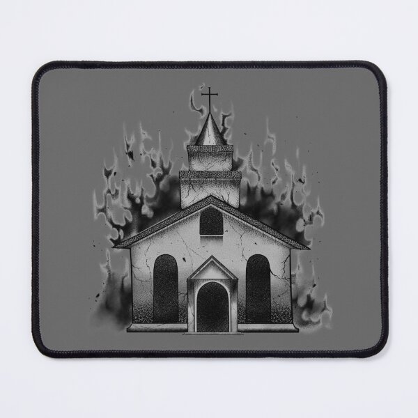 Burning Church The Outsiders Black And White