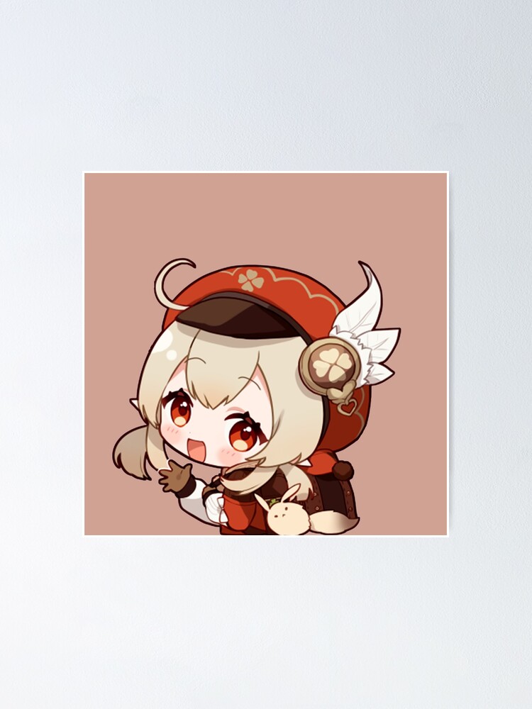 "Chibi Klee - Genshin Impact" Poster for Sale by persephonexx | Redbubble