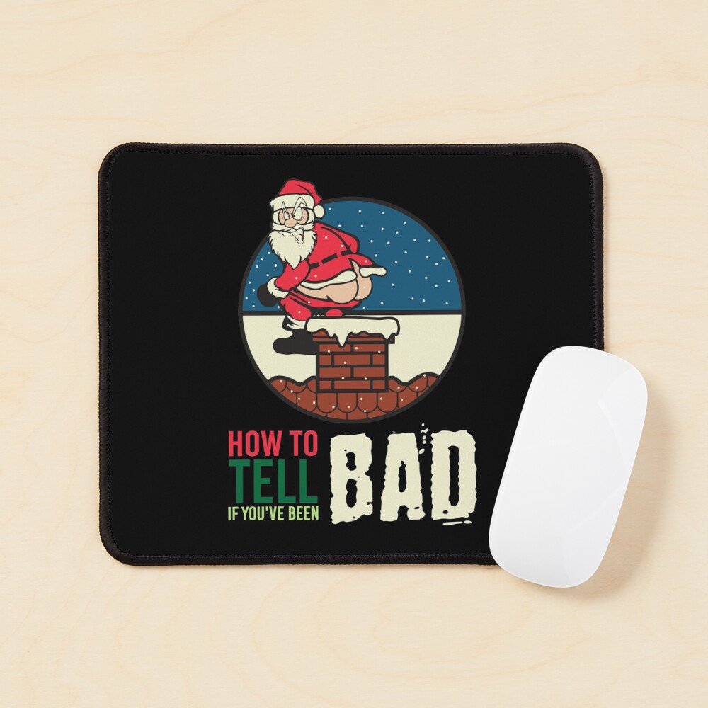 "How To Tell If You've Been Bad Santa Pooping Down Chimney" Poster for ...