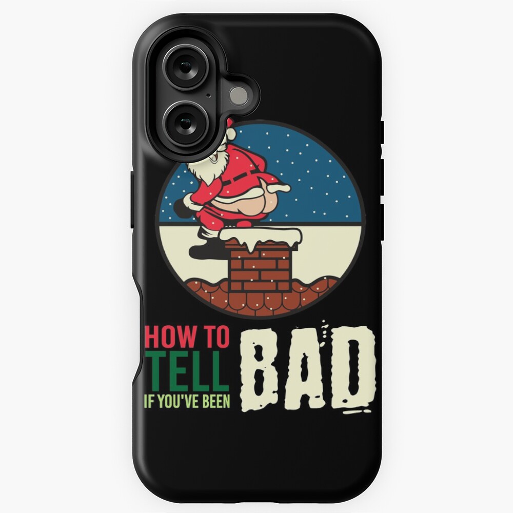 "How To Tell If You've Been Bad Santa Pooping Down Chimney" Poster for ...