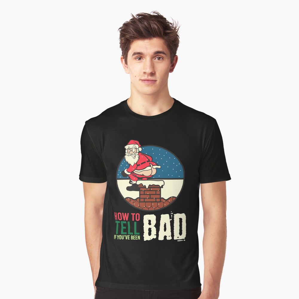 "How To Tell If You've Been Bad Santa Pooping Down Chimney" Poster for ...