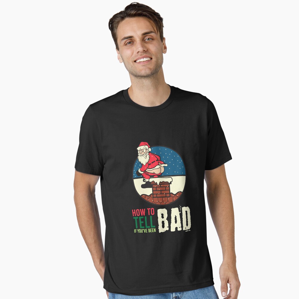 "How To Tell If You've Been Bad Santa Pooping Down Chimney" Poster for ...