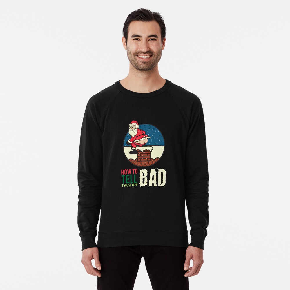 "How To Tell If You've Been Bad Santa Pooping Down Chimney" Poster for ...