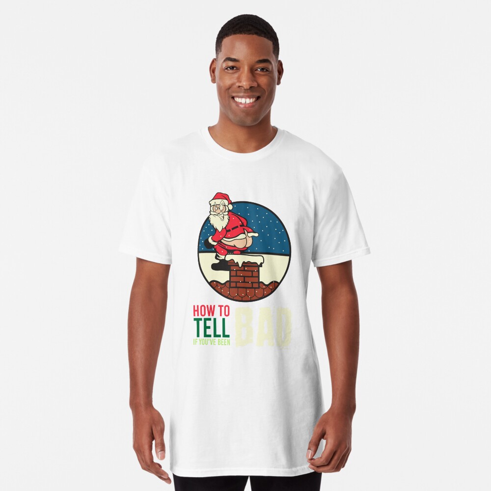 "How To Tell If You've Been Bad Santa Pooping Down Chimney" Poster for ...