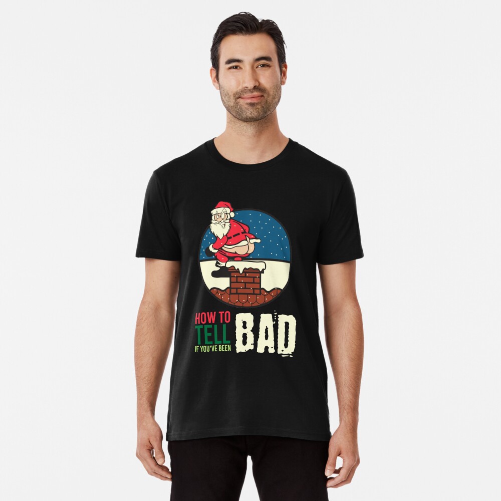 "How To Tell If You've Been Bad Santa Pooping Down Chimney" Poster for ...