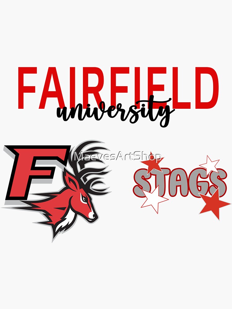 "Fairfield University sticker Pack" Sticker for Sale by MaevesArtShop ...