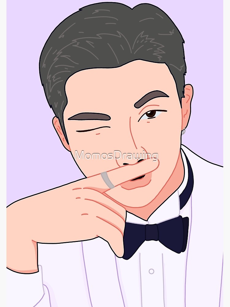 "BTS - RM - Portrait" Poster for Sale by MomosDrawing | Redbubble