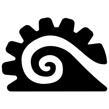 "Aztec Sea Shell Tribal Symbol" Photographic Print for Sale by ...