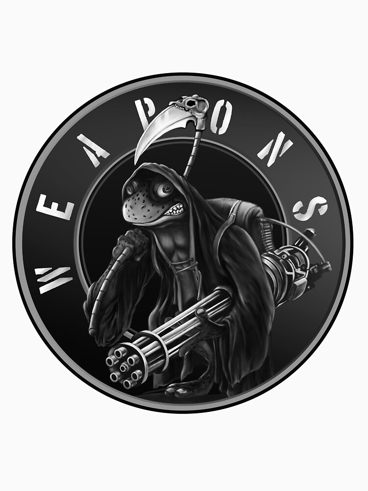 "Reaper Toad (Black & White)" T-shirt for Sale by weaponswarden ...