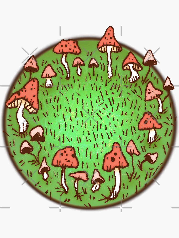 "fairy circle" Sticker by katherinedraws | Redbubble