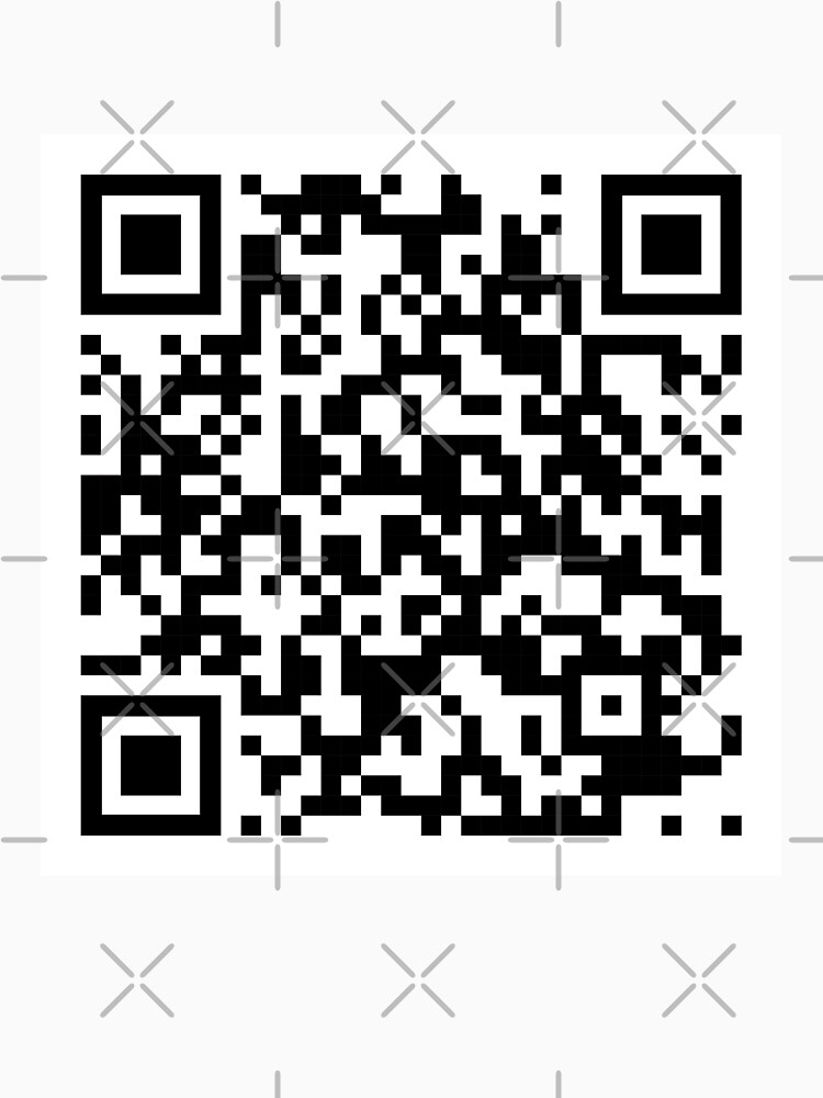 "Rick Roll QR Code Troll Funny Parody Meme" T-shirt for Sale by Aetha ...