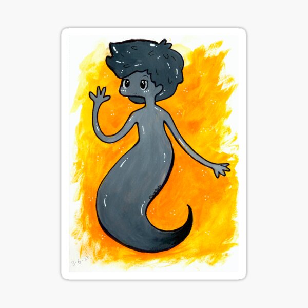 "ASH" Sticker by DangerousSpoons | Redbubble