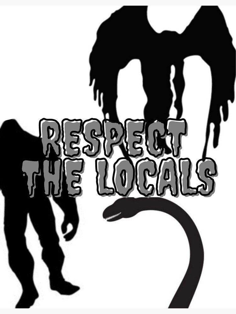 "Respect the Cryptids" Sticker by JadeEye | Redbubble