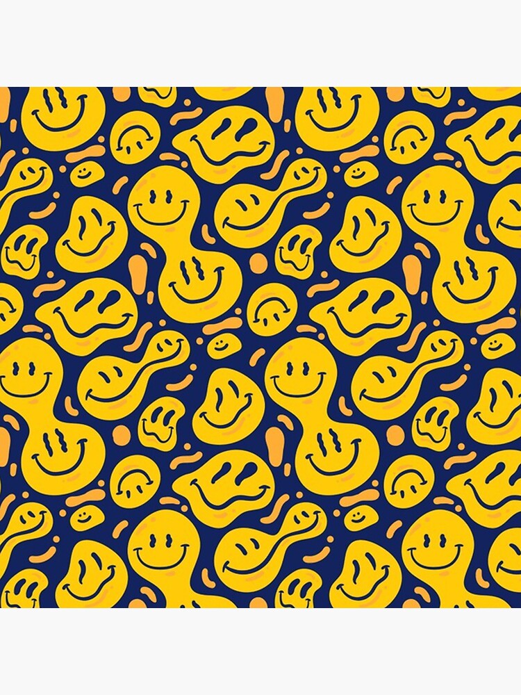"distorted smiley faces" Sticker for Sale by Art-chick | Redbubble