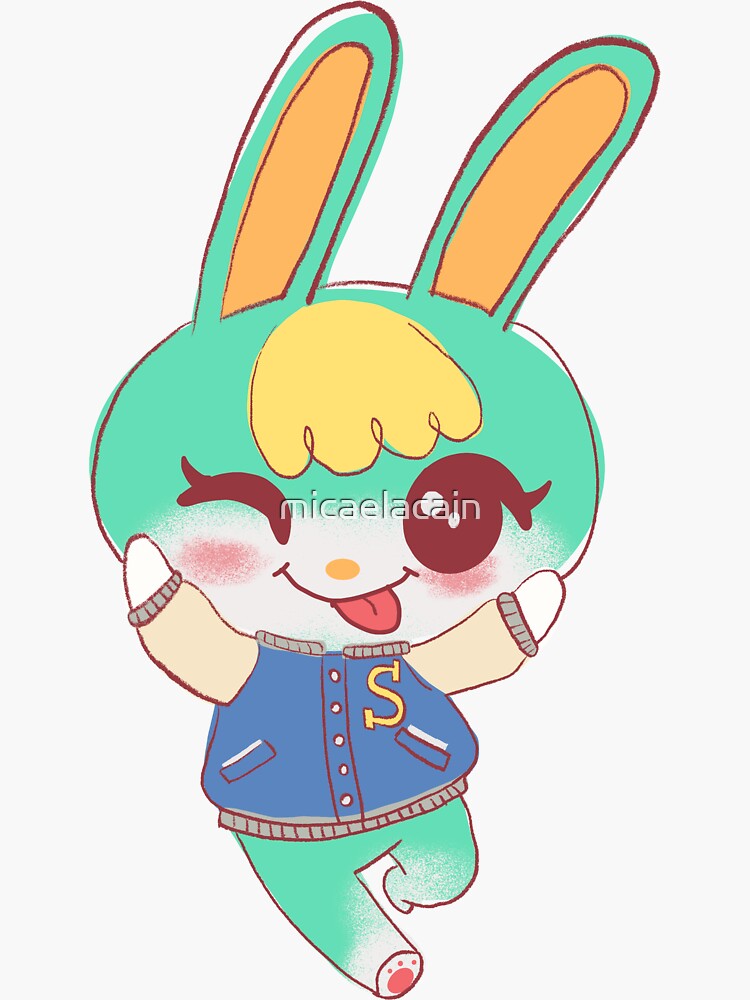 "Sasha ACNH " Sticker for Sale by micaelacain | Redbubble