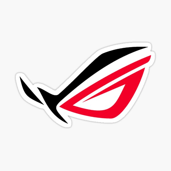 "LAPTOP - "ROG" - LOGO" Sticker for Sale by RitaMora501 | Redbubble