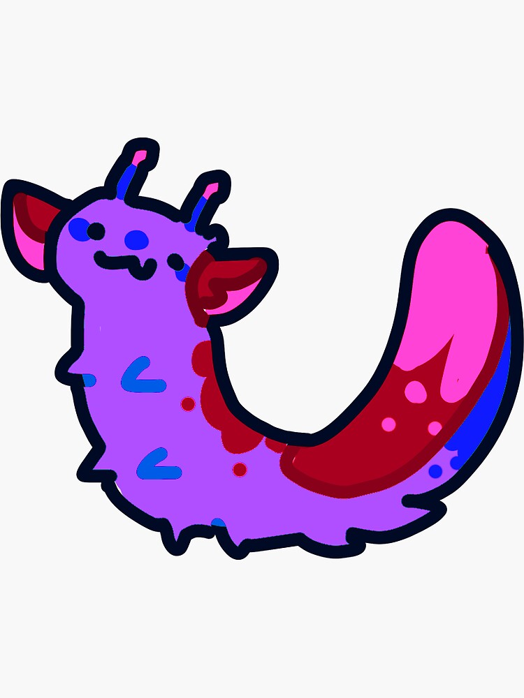 "Inverted Skrunkly" Sticker for Sale by Rattikinn | Redbubble
