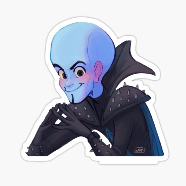"megamind 2.0" Sticker for Sale by surphmespicy | Redbubble