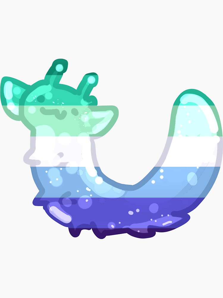 "Gay MLM Skrunkly Pride" Sticker for Sale by Rattikinn | Redbubble